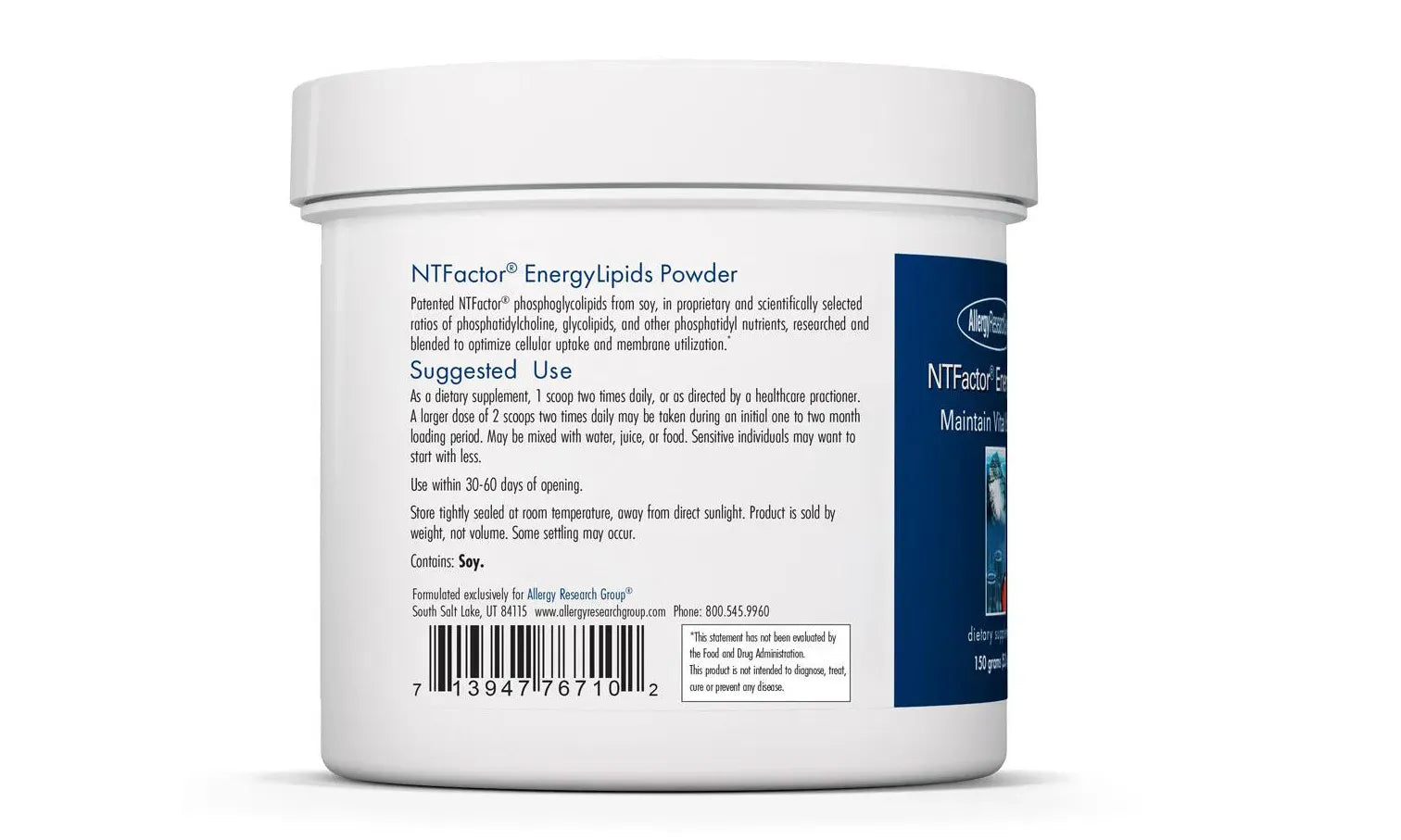 NT Factor® EnergyLipids Powder - 150 gr – Deltastar